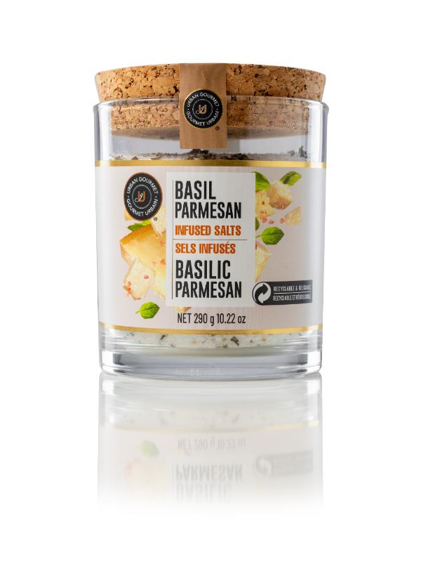 BASIL & PARMESAN INFUSED SALTS – Urban Gourmet
