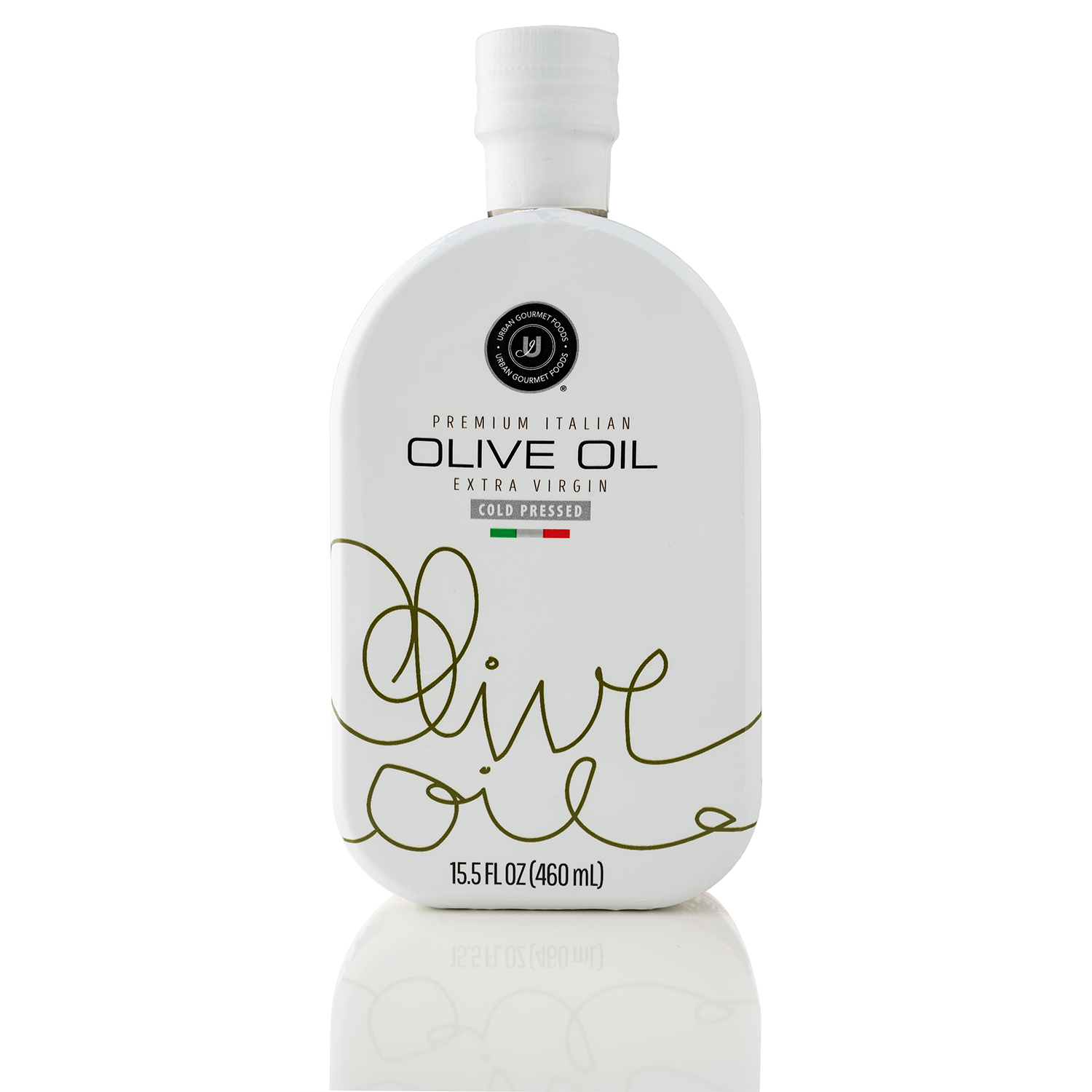 EVOO EXTRA VIRGIN OLIVE OIL in a designed Sleeve Glass bottle with a r ...